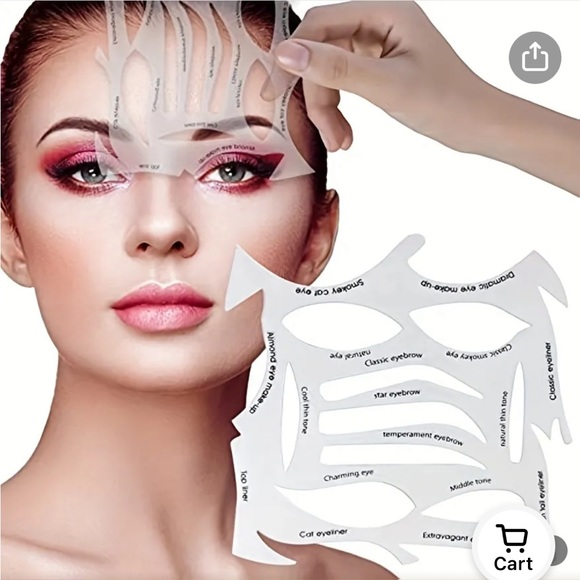 Makeup | Quick Makeup Stencils Variety Of Shapes Nwt | Poshmark